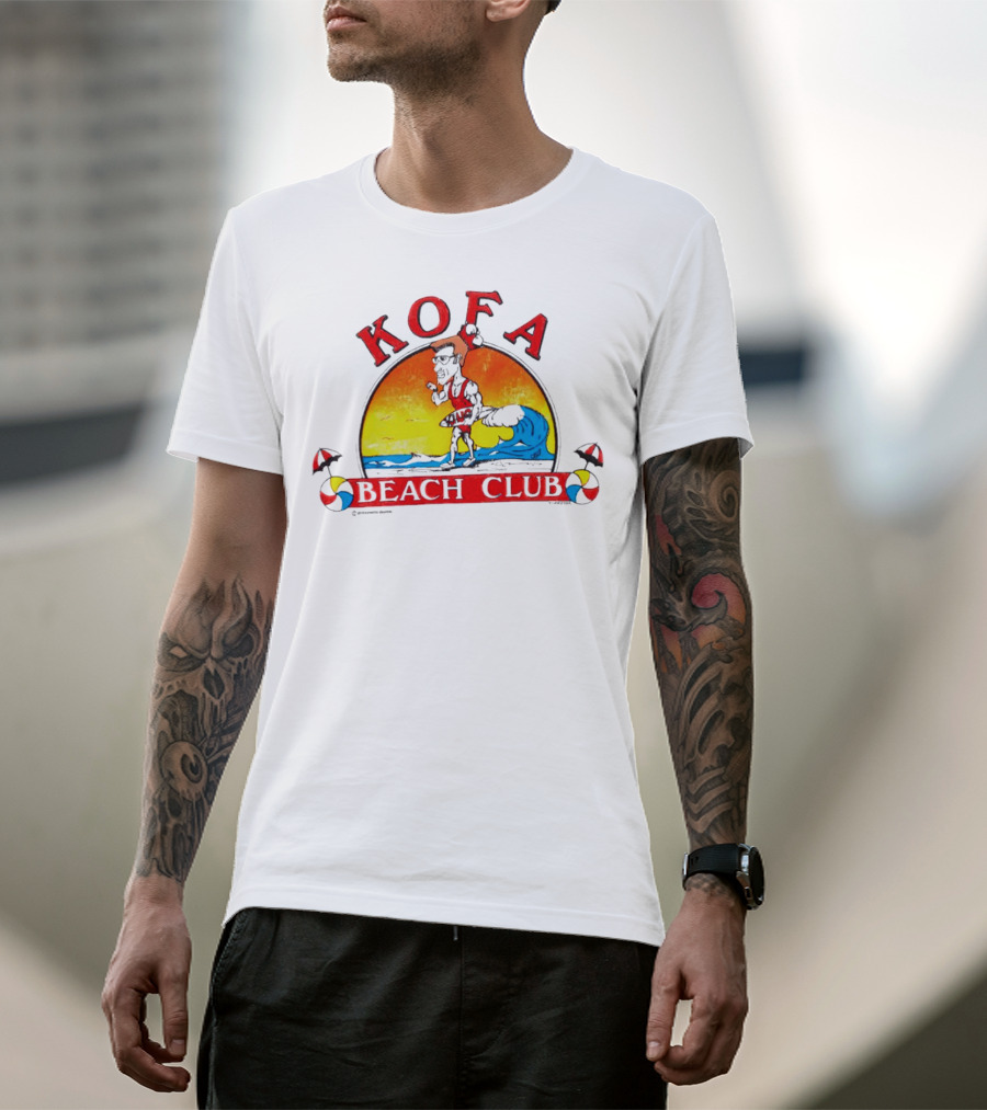 Kofa Beach Club Sunset Surfer T-Shirt