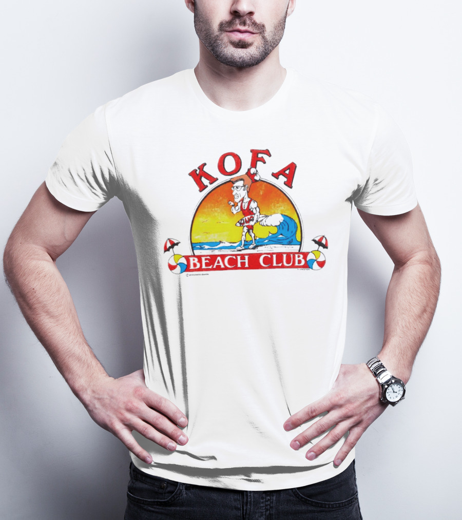 Kofa Beach Club Sunset Surfer T-Shirt