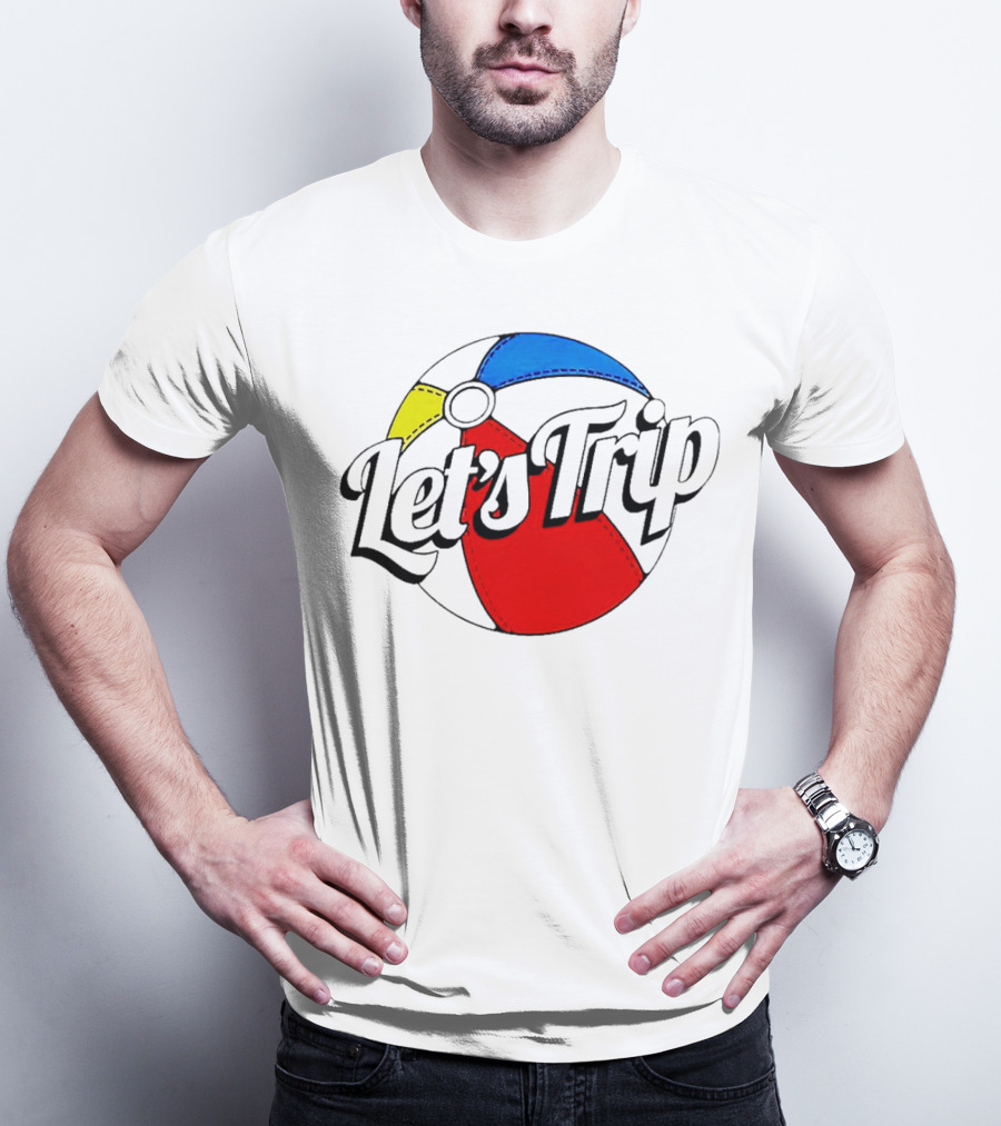 Let's Trip Colorful Beach Ball Adventure T-Shirt