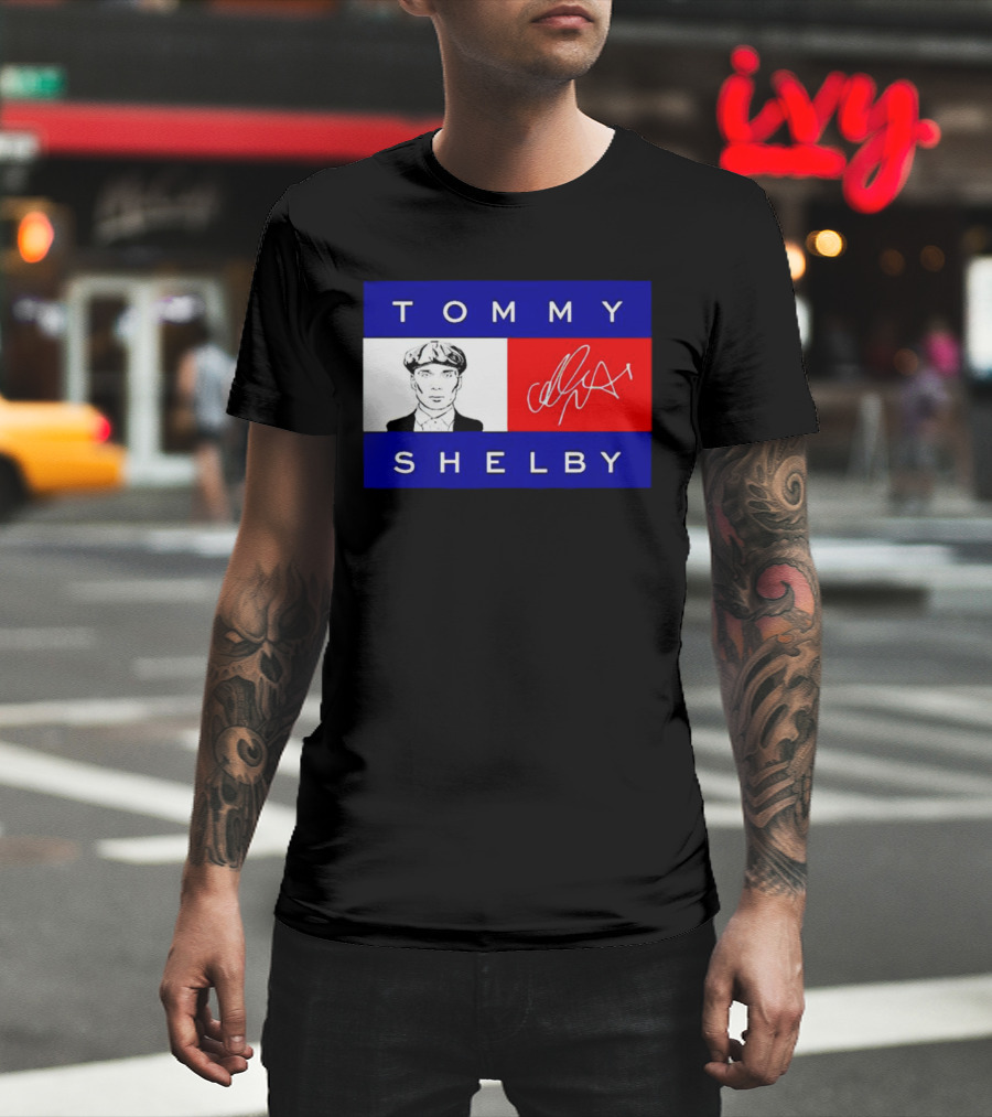 Tommy Shelby Peaky Blinders Signature Iconic T-Shirt
