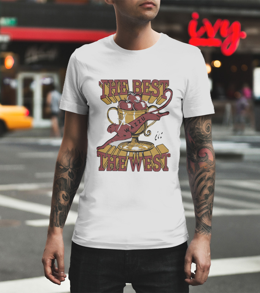 Wazzu The Best In The West Trophy Panther T-Shirt