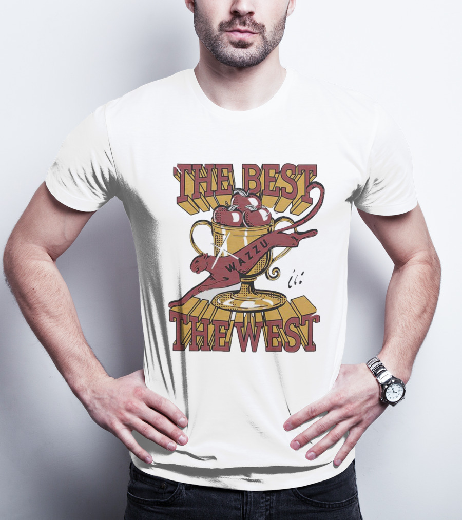 Wazzu The Best In The West Trophy Panther T-Shirt