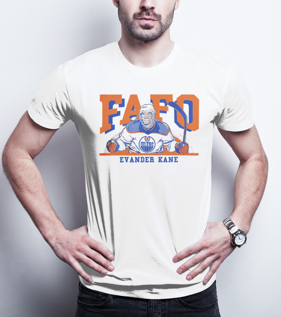 Evander Kane FAFO Edmonton Oilers T-Shirt