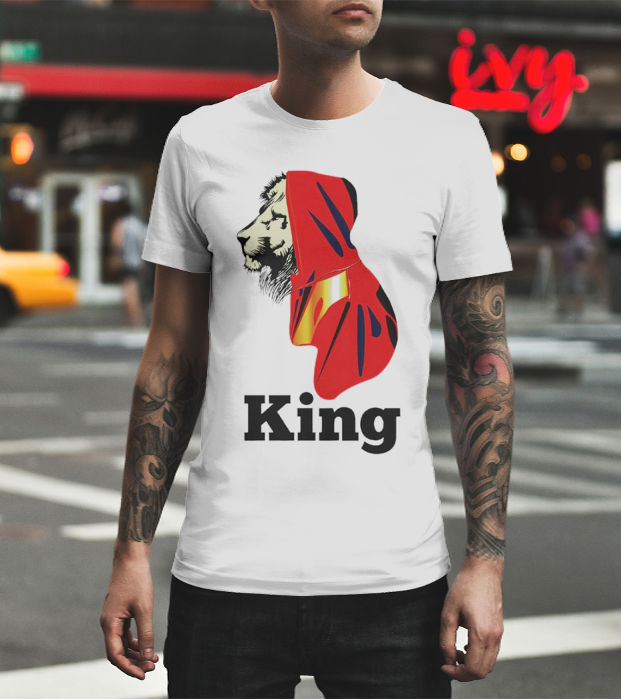 Jordan Travis King Lion In T-Shirt