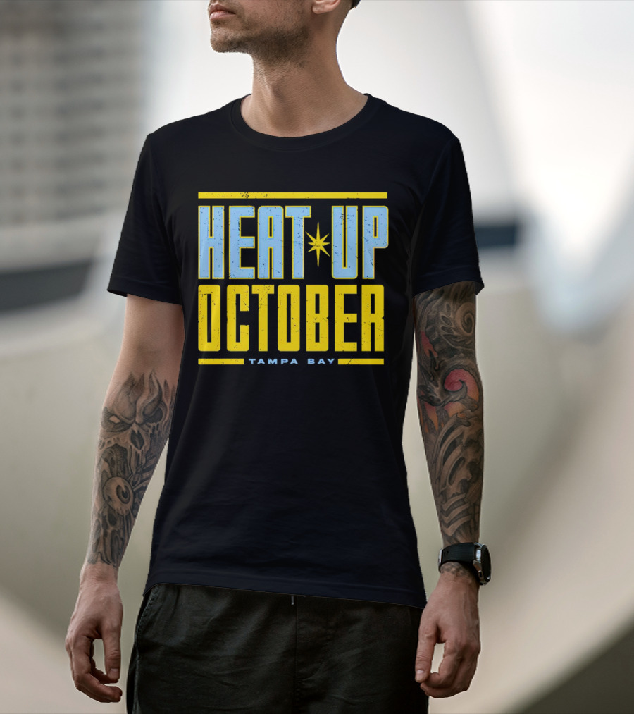 Tampa Bay Heat Up October Rays T-Shirt
