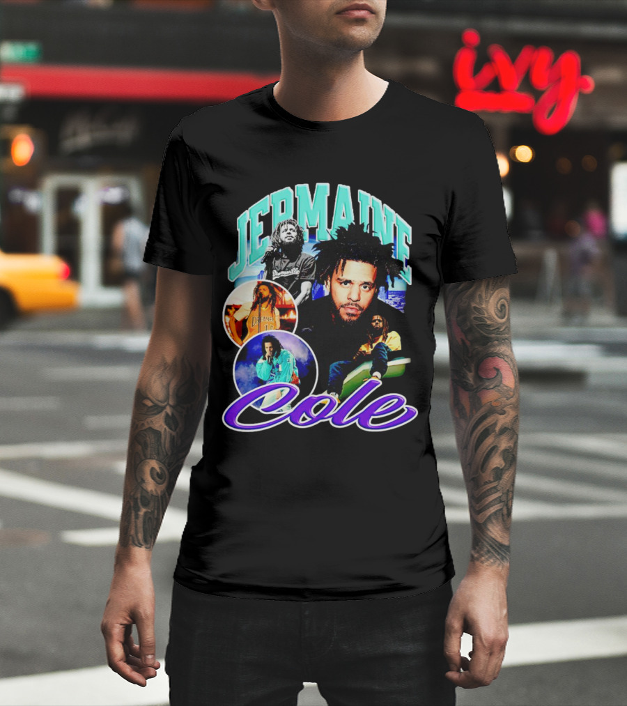 Jermaine Cole Vintage Collage T-Shirt