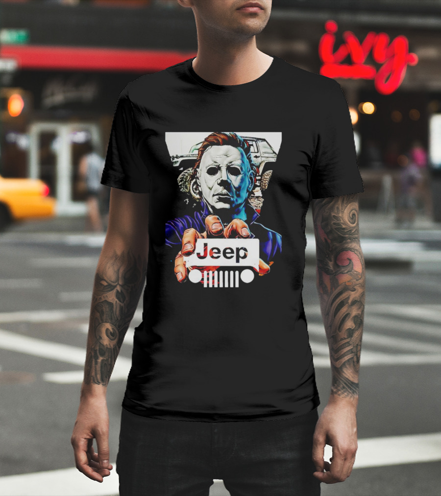 Michael Myers Jeep Iconic Crossover T-Shirt