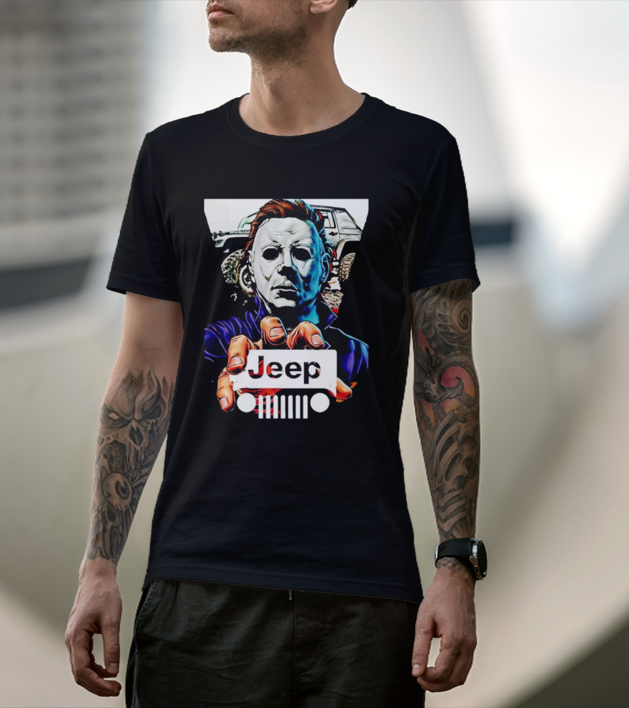 Michael Myers Jeep Iconic Crossover T-Shirt