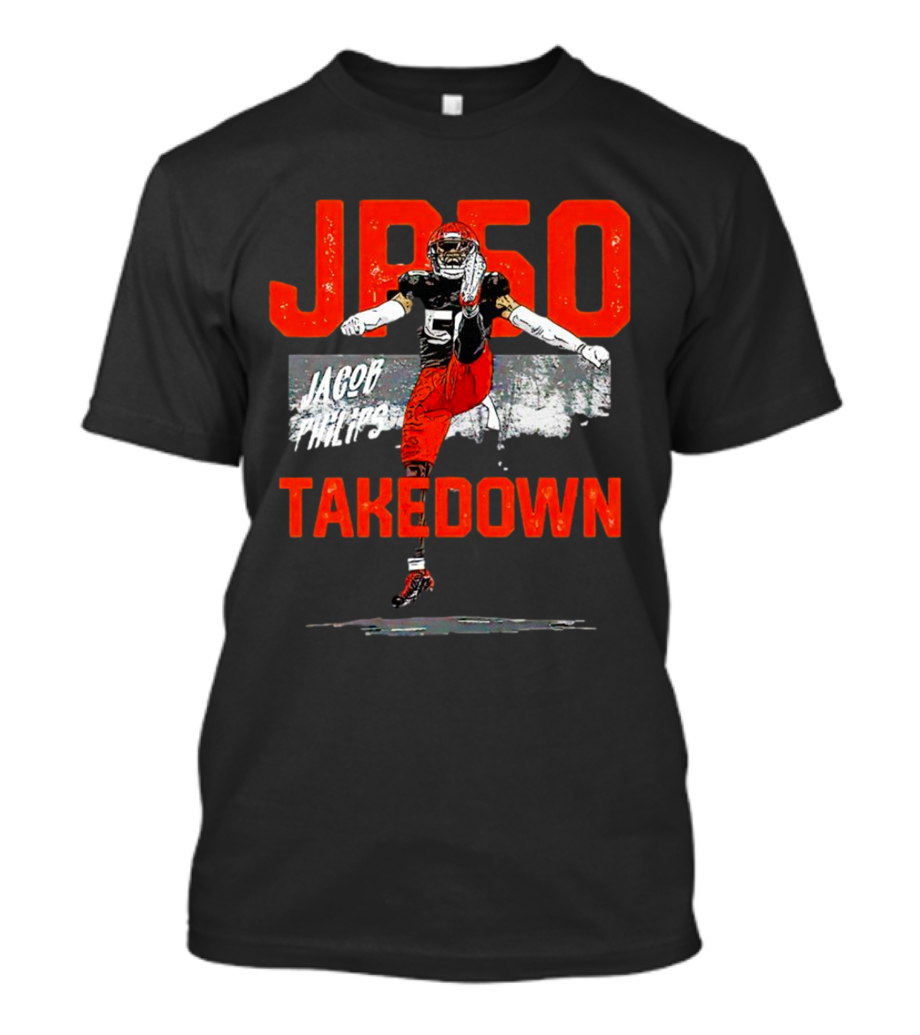 Jacob Phillips JP50 Cleveland Browns Takedown T-Shirt