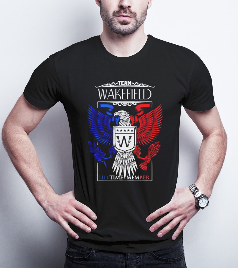 Team Wakefield Lifetime Member Eagle Crest T-Shirt