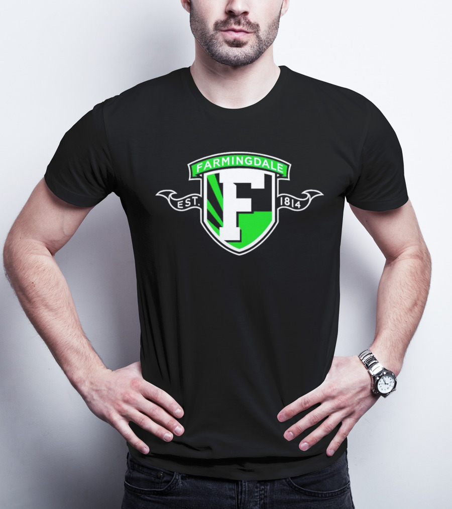 Farmingdale F Crest Est 1814 T-Shirt