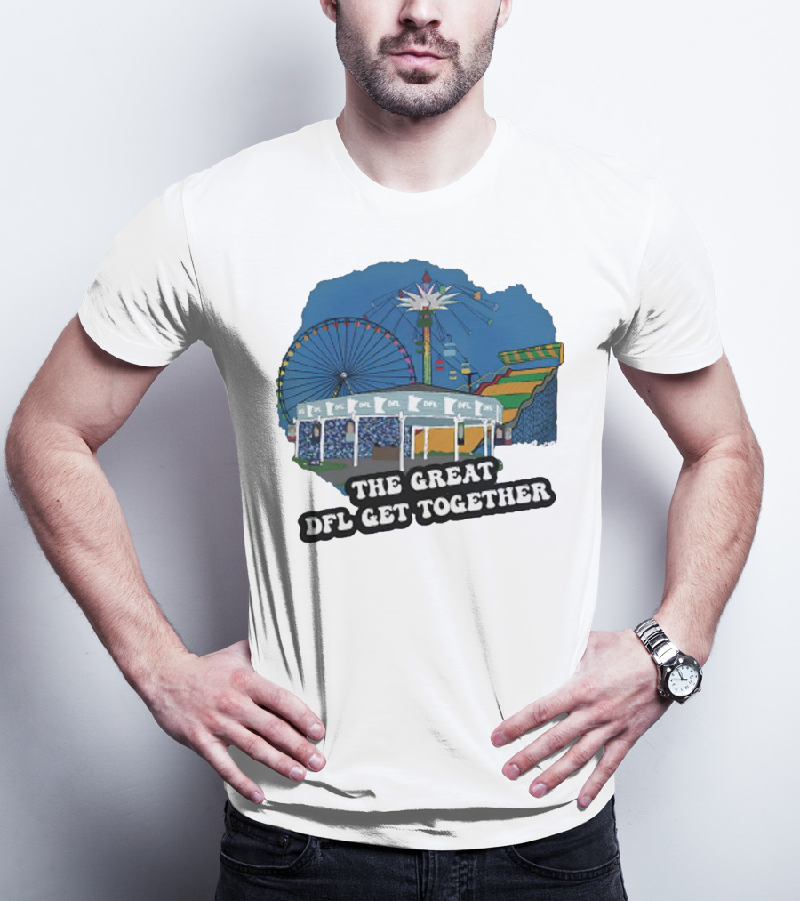 The Great DFL Get Together Ferris Wheel Carnival Scene T-Shirt
