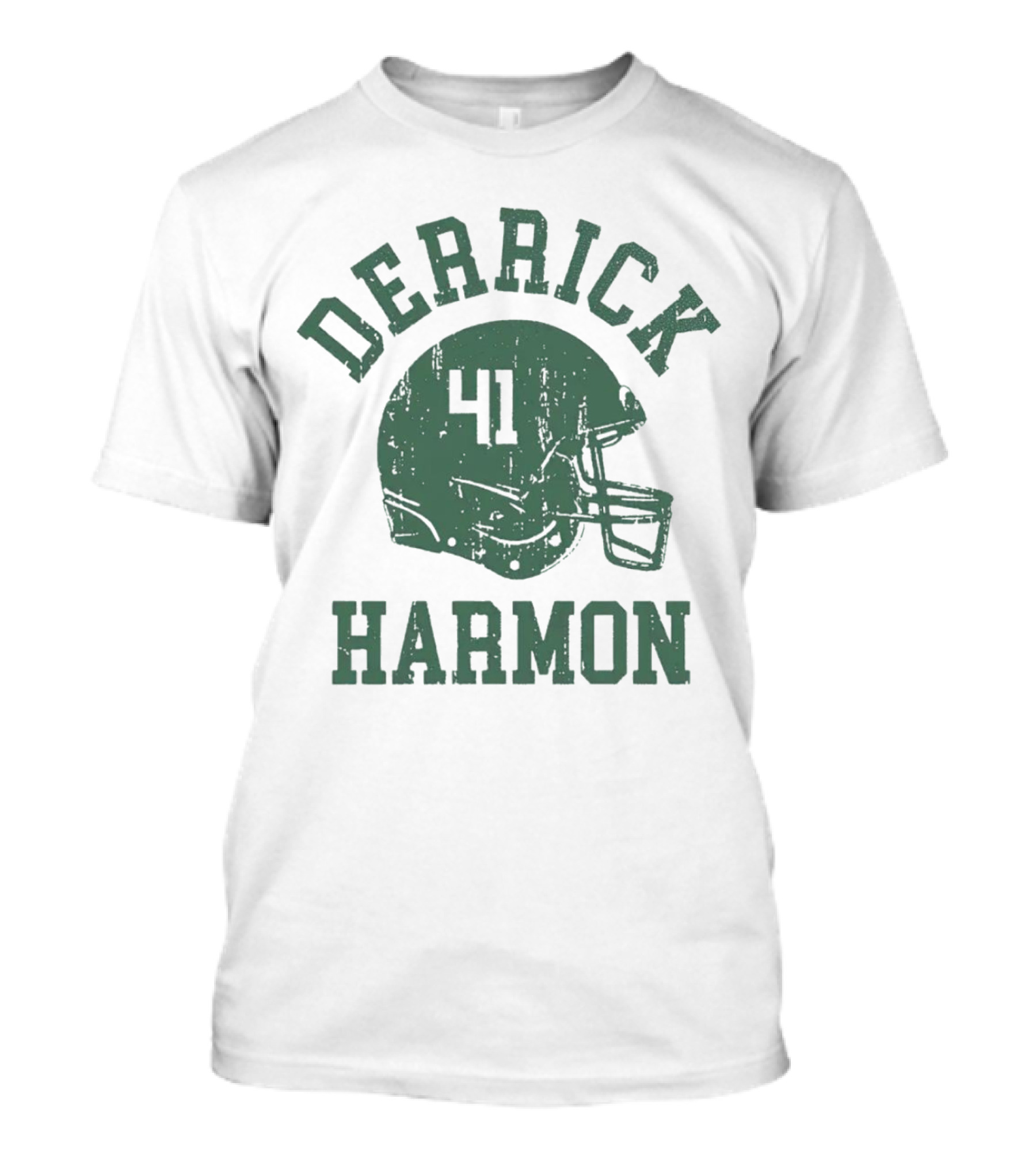 Derrick Harmon 41 Helmet Michigan State Spartans Football T-Shirt