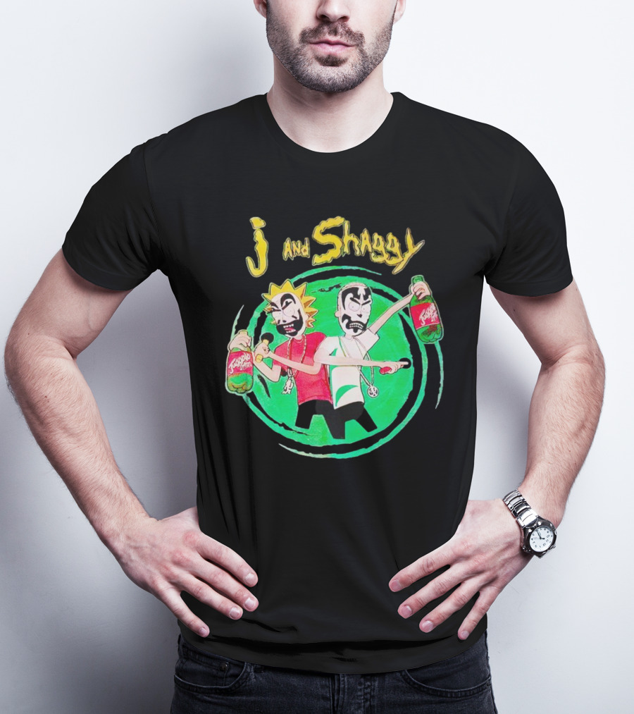 J And Shaggy Insane Clown Posse Rick And Morty Crossover Image T-Shirt