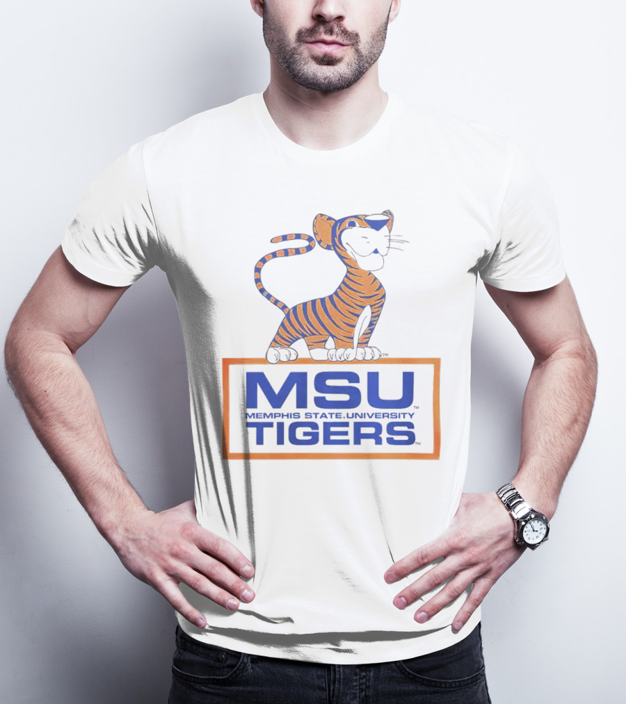 MSU Tigers Memphis State University Tiger T-Shirt