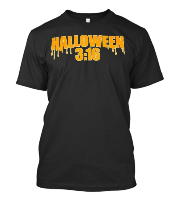 Halloween 3 16 Dripping Slime Font T-Shirt