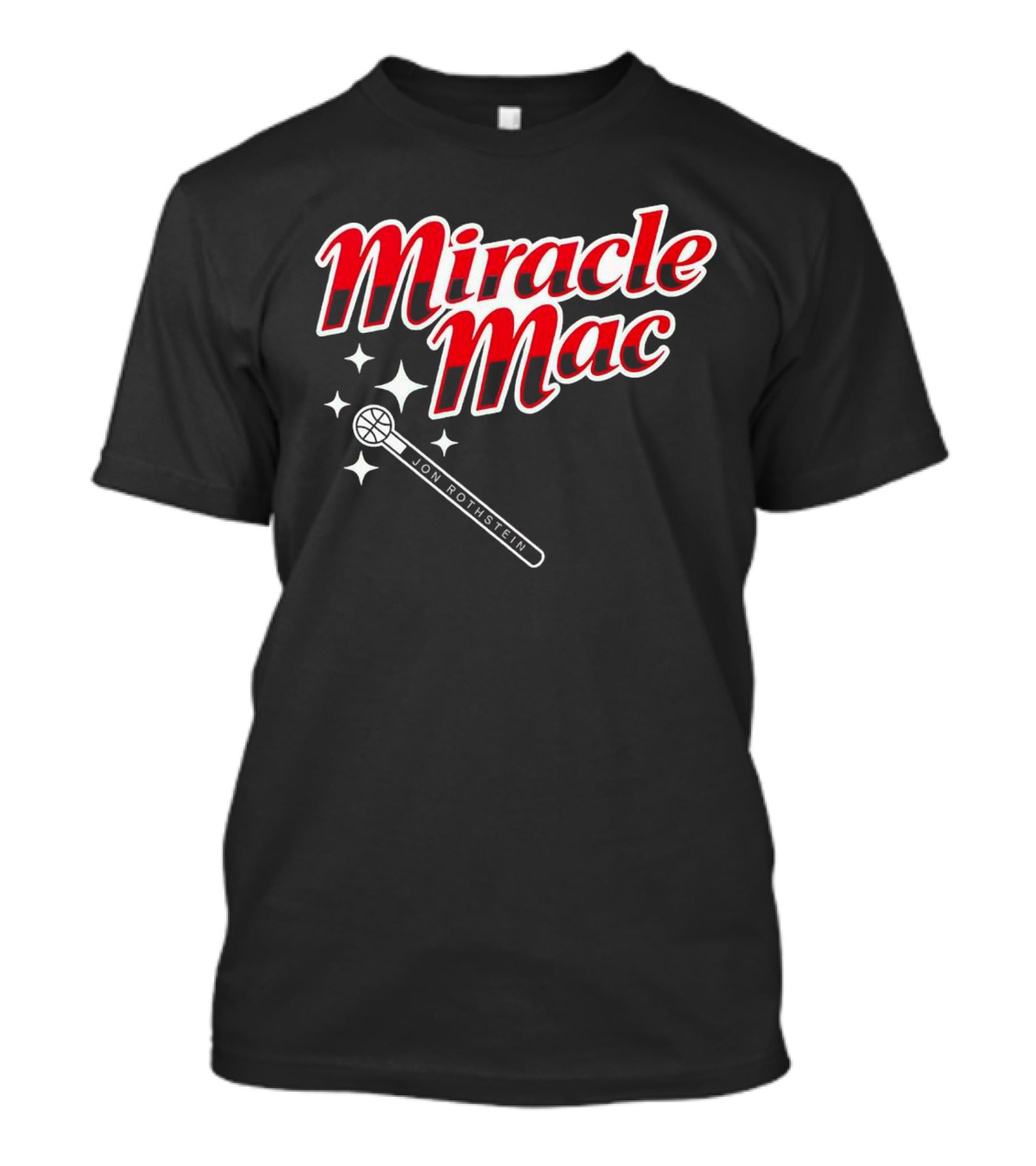 Miracle Mac Jon Rothstein Basketball Microphone Stars T-Shirt