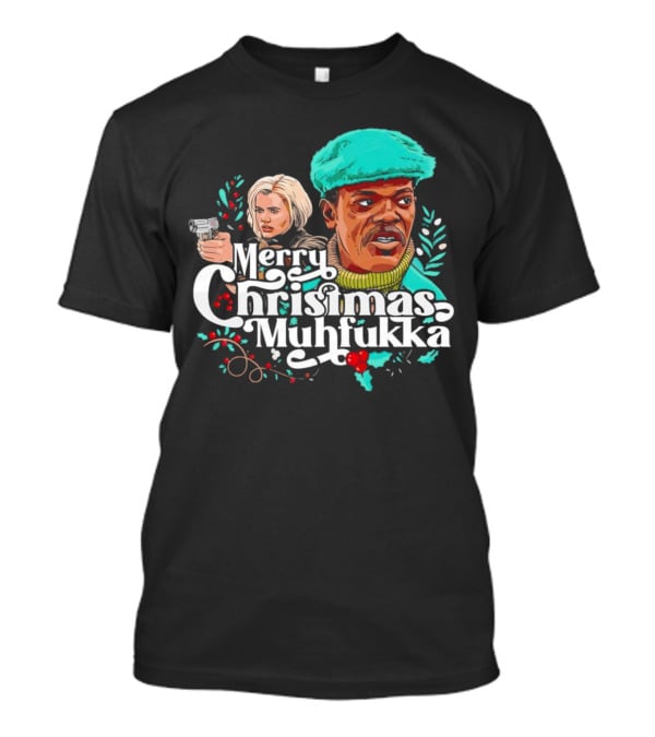 Merry Christmas Muhfukka Movie Character Holiday T-Shirt
