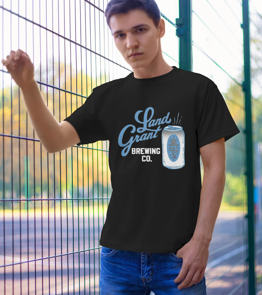 Land Grant Brewing Co Vintage Can T-Shirt
