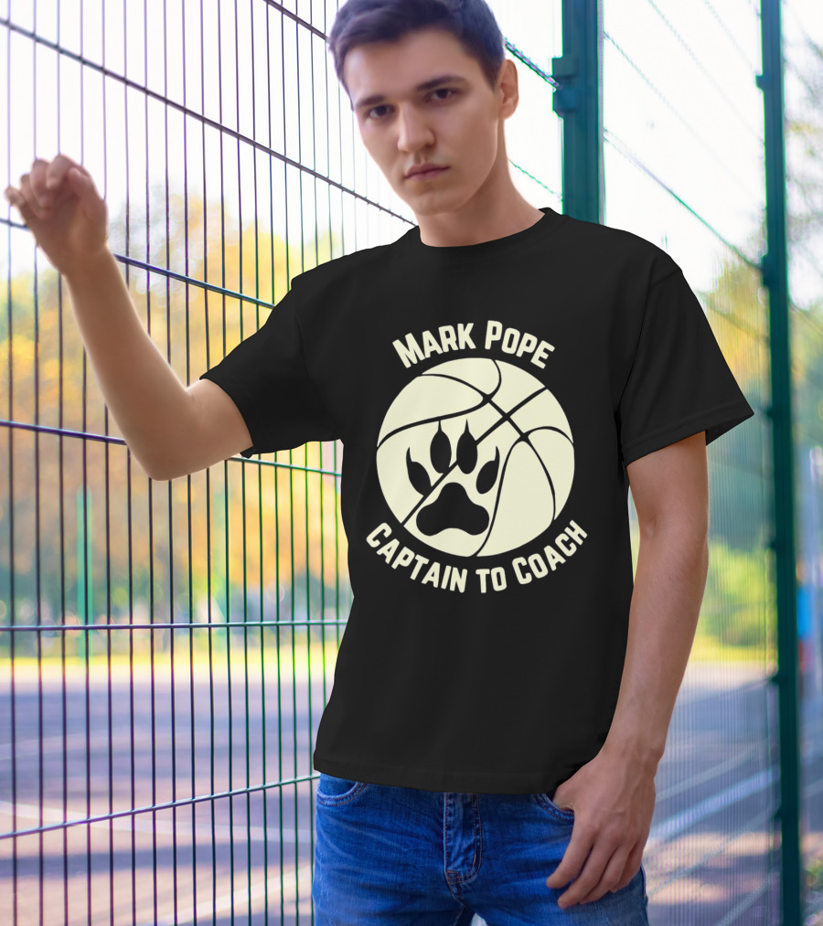 Mark Pope Captain To Coach Kentucky Basketball Legend T-Shirt