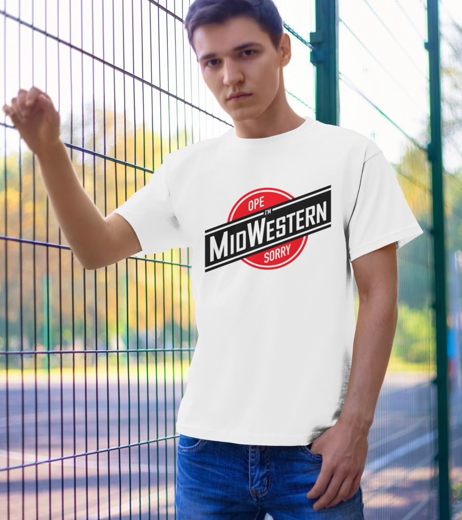 Ope I'm Sorry Midwestern Red Circle T-Shirt