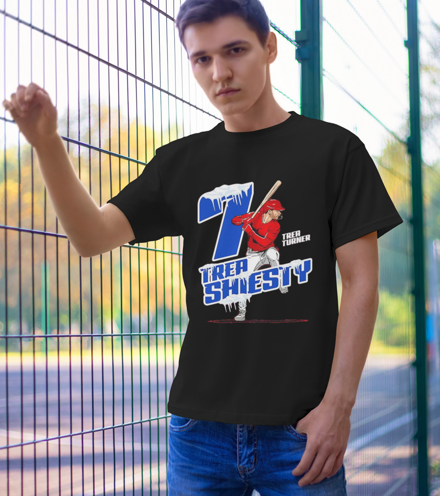Trea Shiesty 7 Icy Trea Turner Philadelphia Phillies Baseball T-Shirt