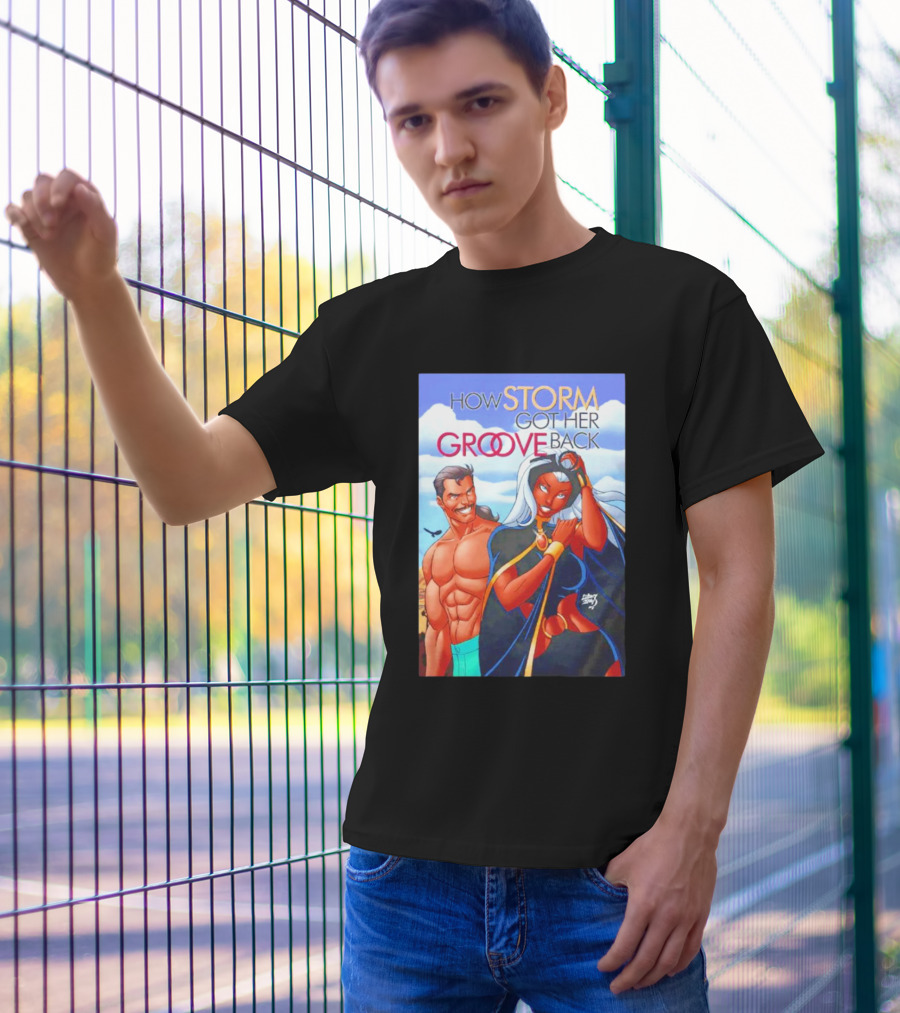 How Storm Got Her Groove Back Comic Style Cover T-Shirt