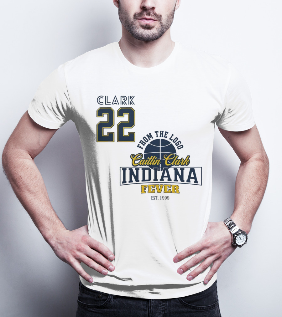 Clark 22 From The Logo Caitlin Clark Indiana Fever Est. 1999 Basketball T-Shirt