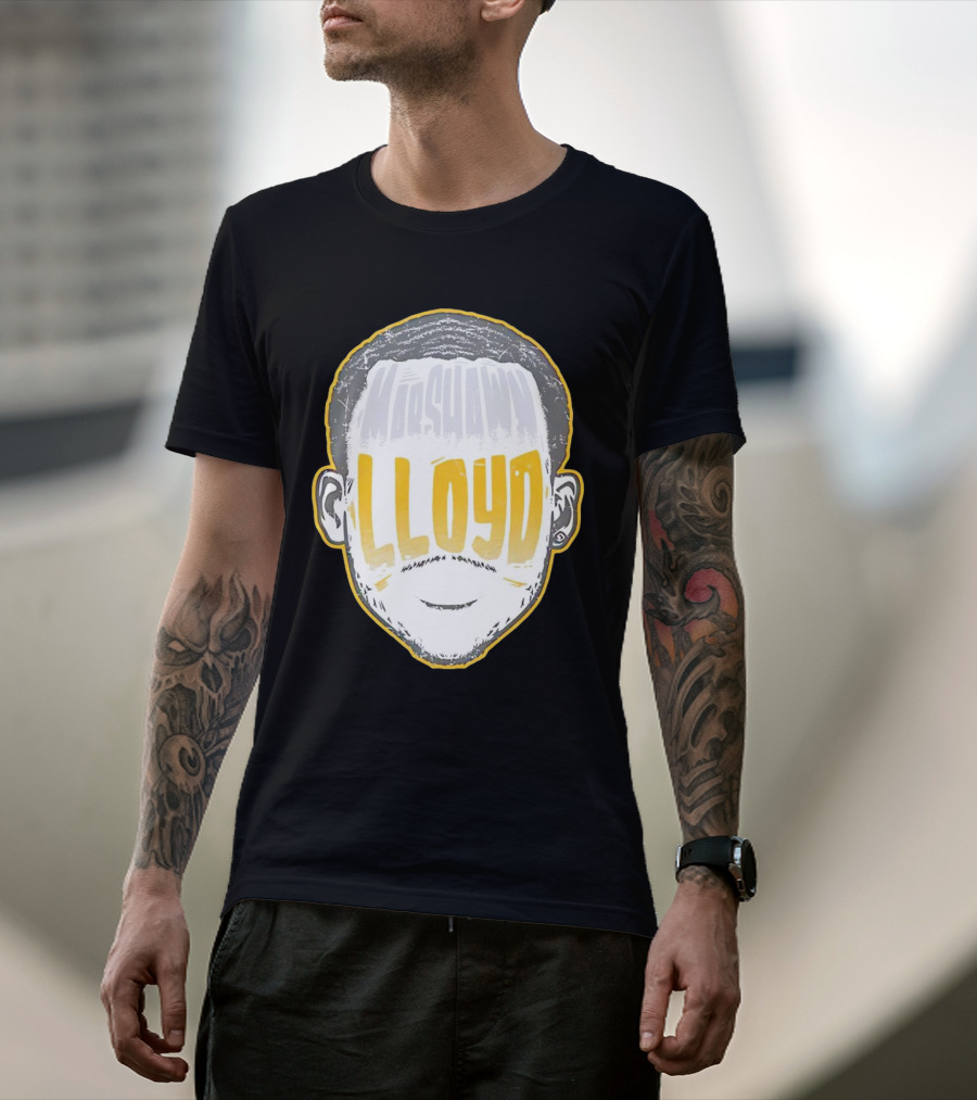 MarShawn Lloyd Face Illustration Football Packers Influence T-Shirt