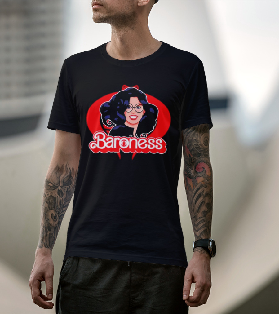 Baroness Cobra Femme Fatale Icon With Glasses T-Shirt