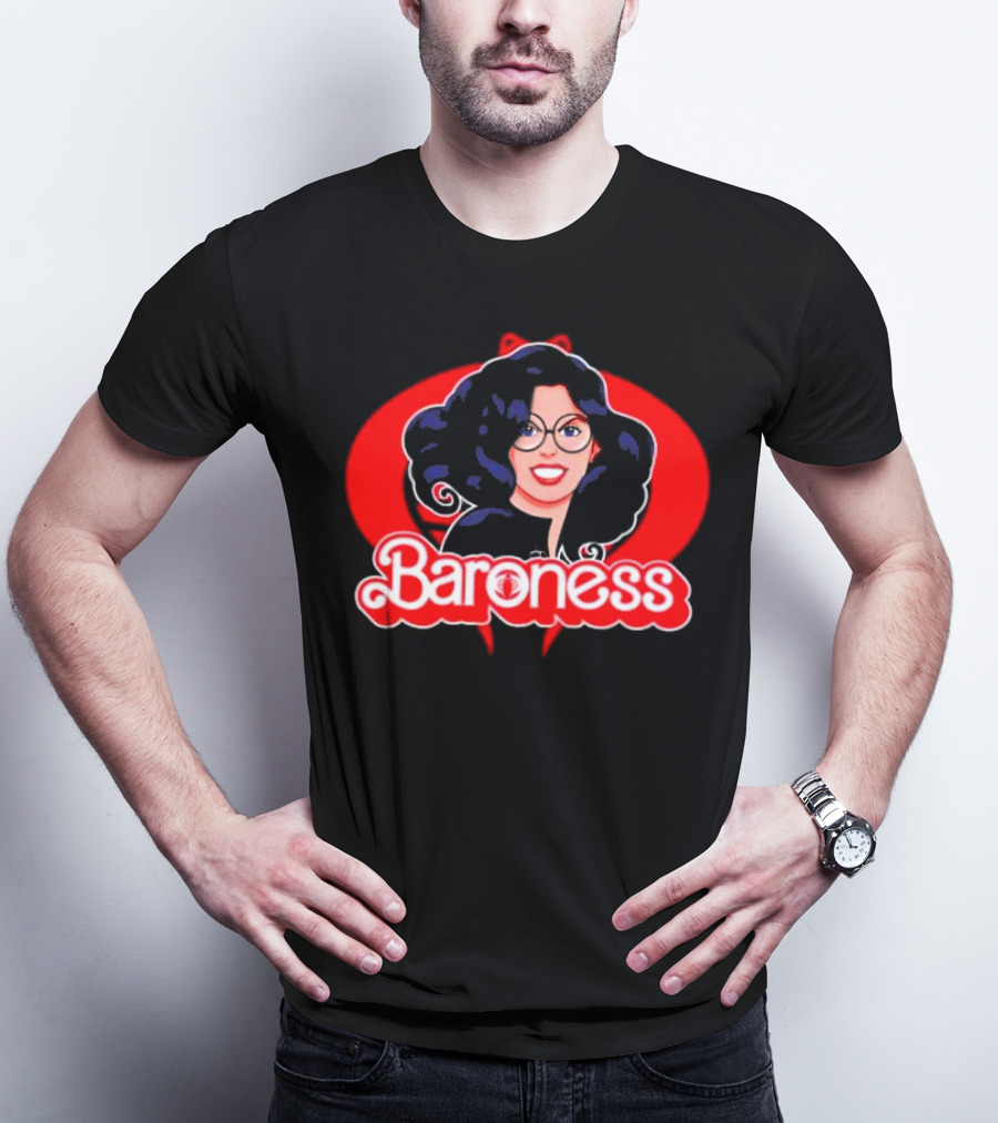 Baroness Cobra Femme Fatale Icon With Glasses T-Shirt