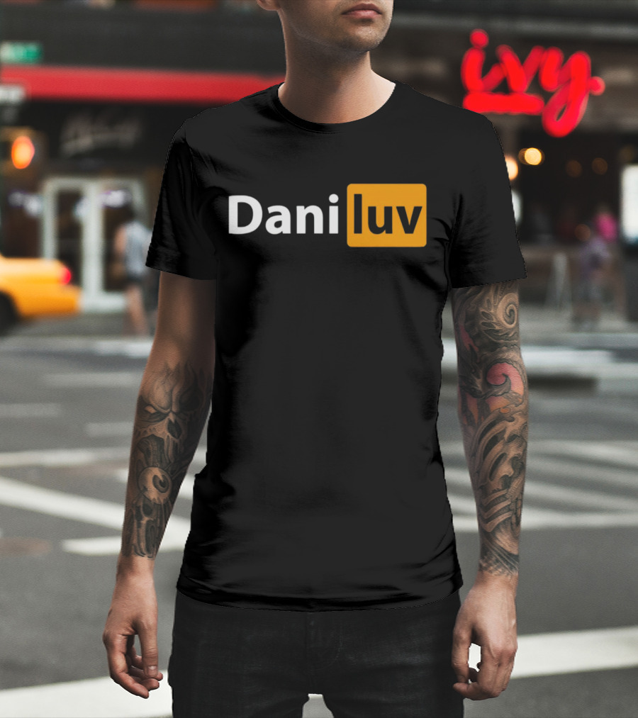 Dani Luv Black T-Shirt