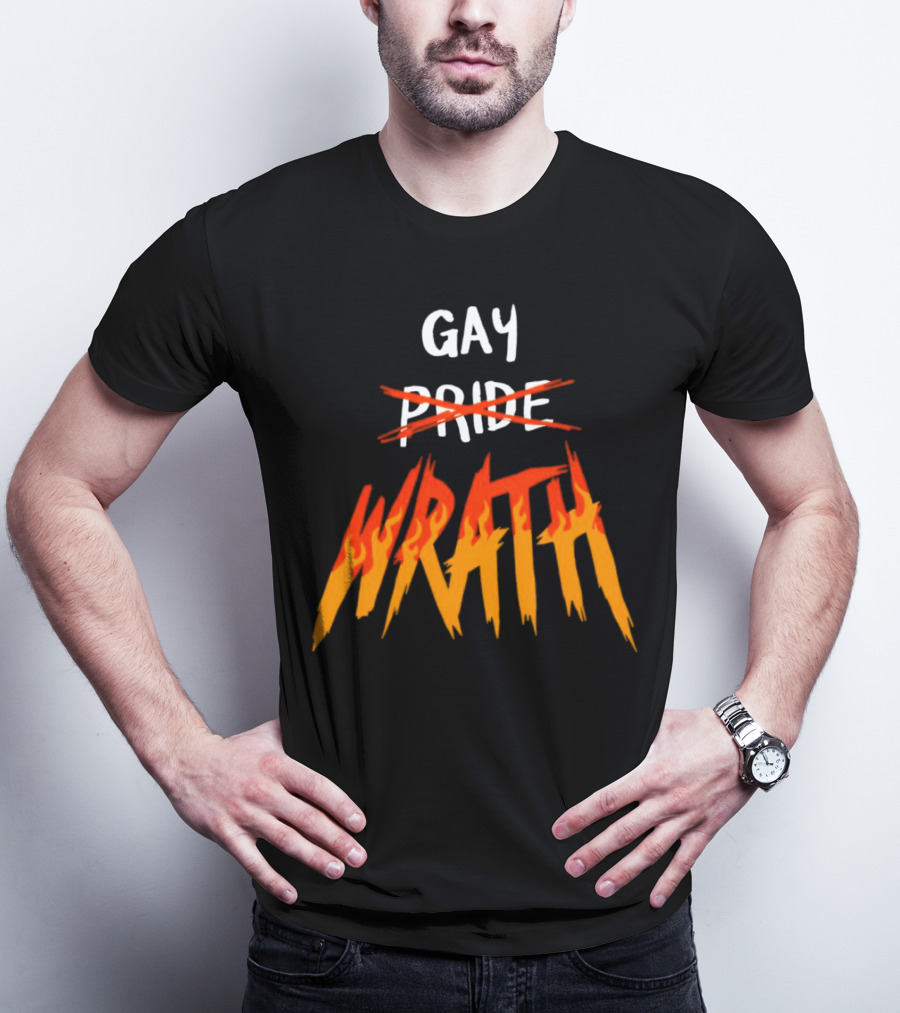 Mars Heyward Gay Pride Wrath T-Shirt