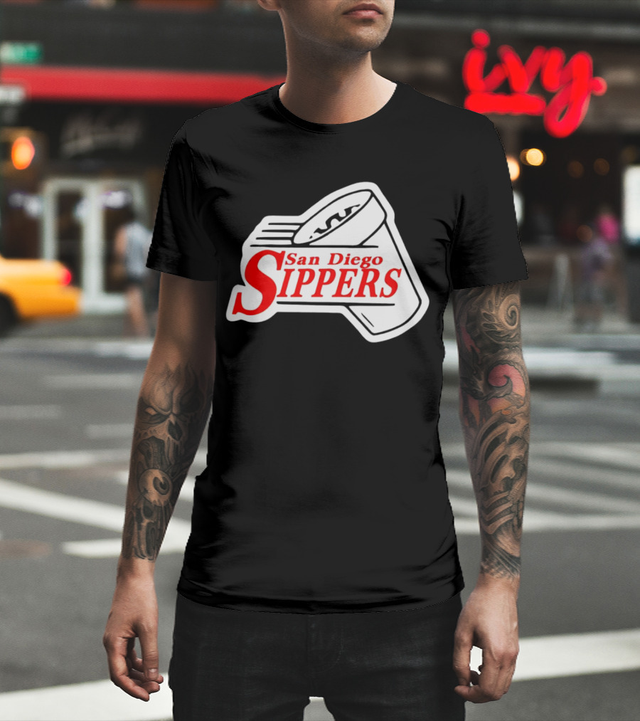 San Diego Sippers Speed Drinkers Club Cup T-Shirt