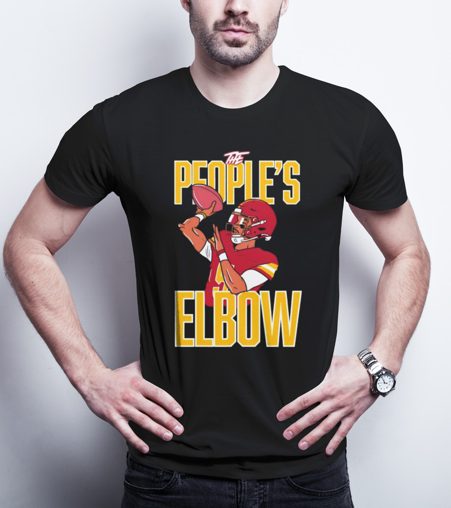 The People’s Elbow Washington Commanders Football Player Quarterback T-Shirt