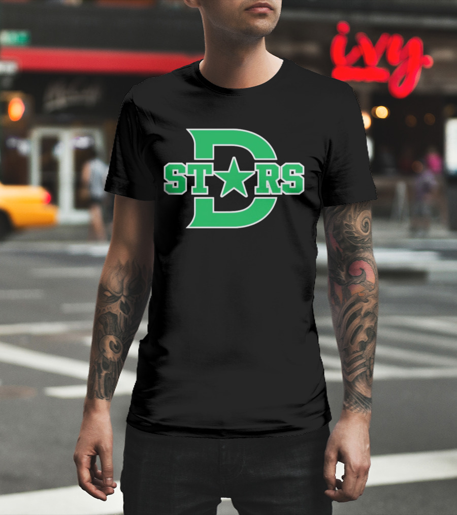 Dallas Stars NHL Hockey Team Logo ST★RS D T-Shirt