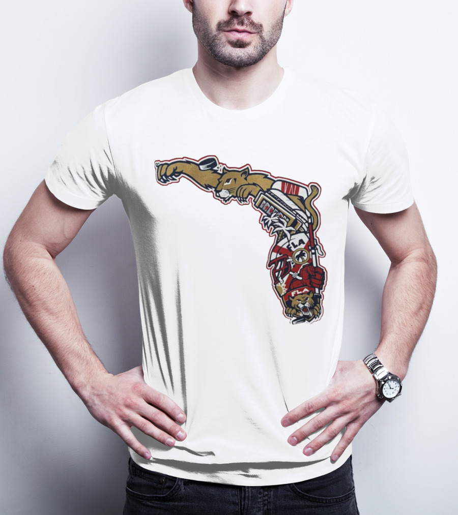 Florida Panthers Let's Hunt State Hockey T-Shirt
