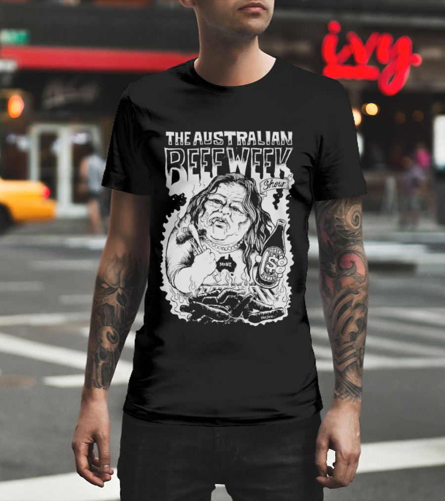The Australian Beefweek Show Mine Beer And Sausages T-Shirt