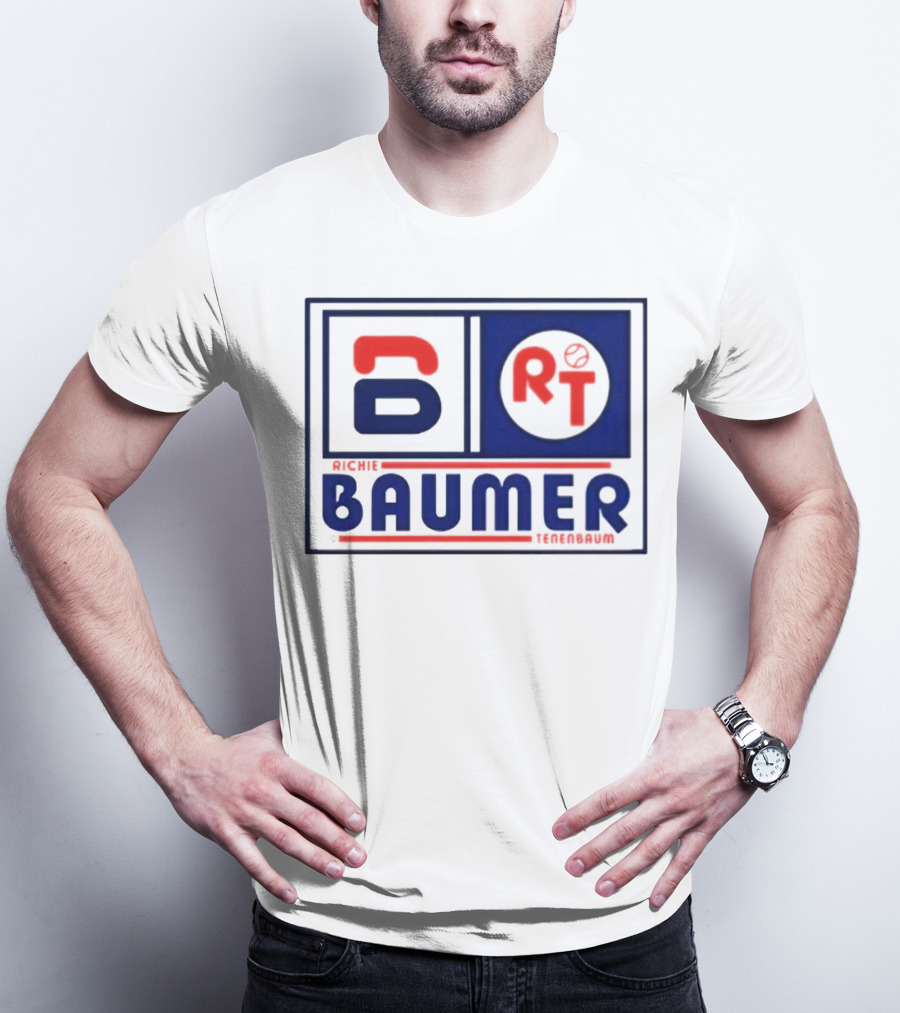 Richie Baumer Tenenbaum Tennis Emblem RT T-Shirt