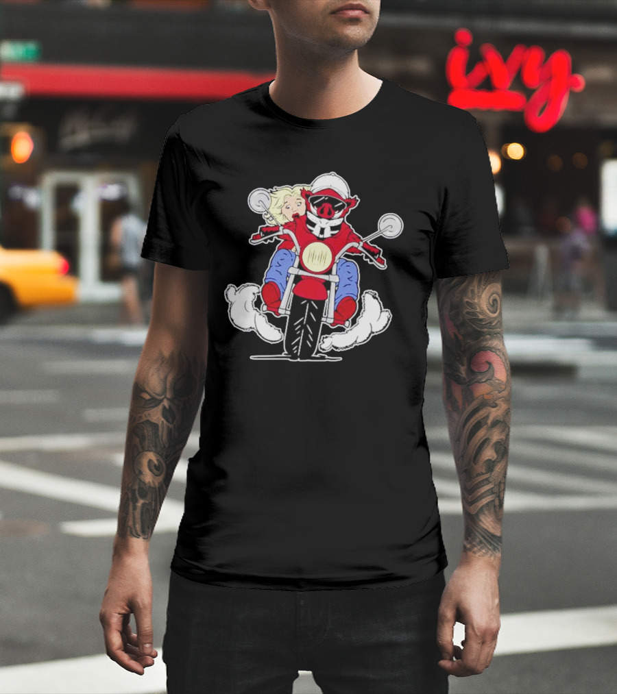 Arkansas Razorbacks Motorcycle Riding Hogs T-Shirt