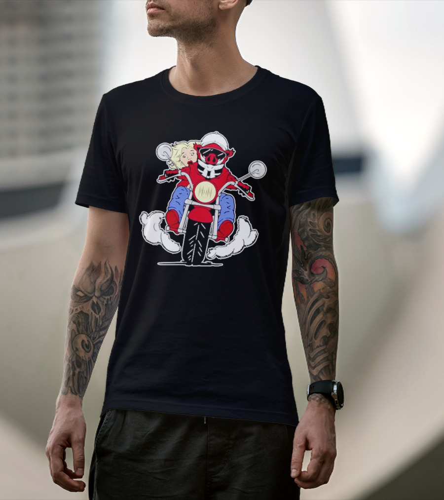 Arkansas Razorbacks Motorcycle Riding Hogs T-Shirt