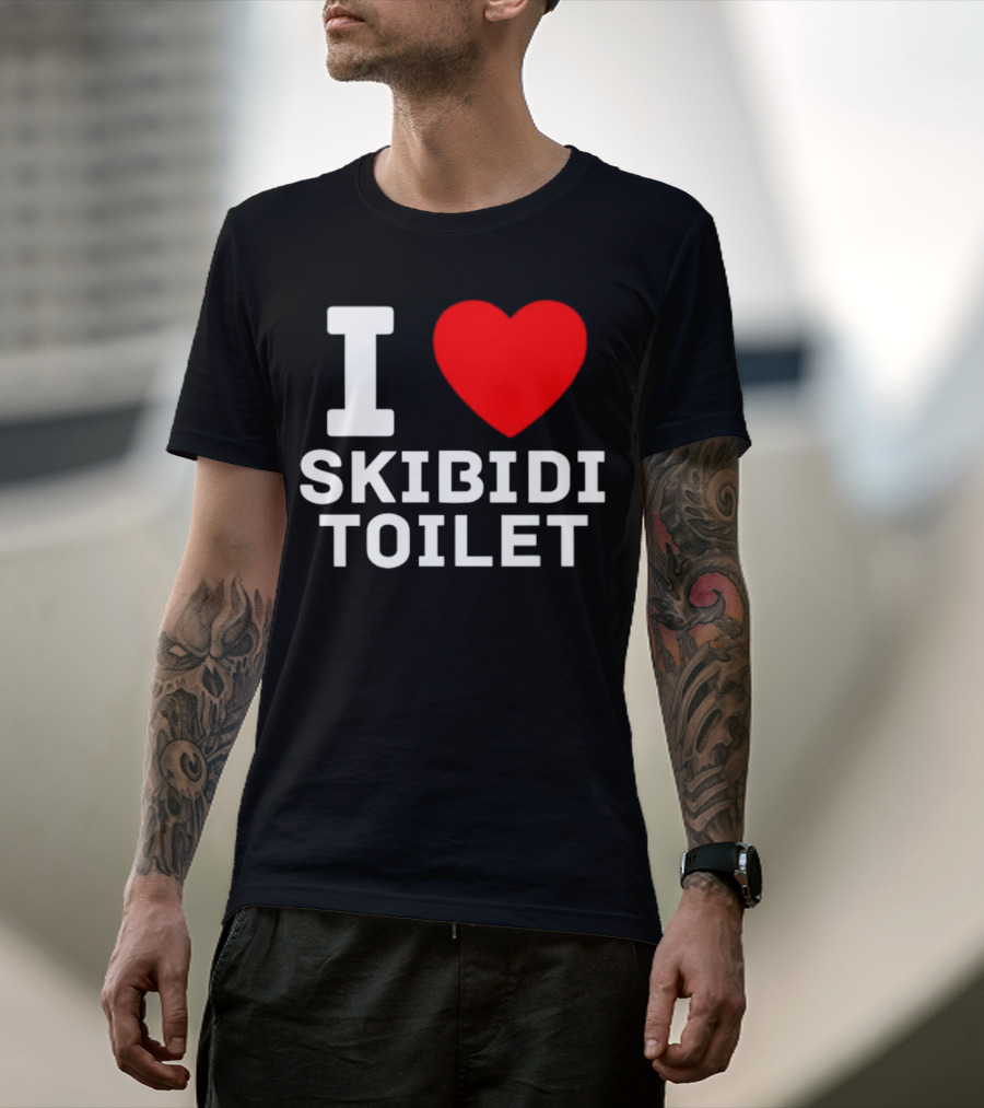 I Love Skibidi Toilet T-Shirt