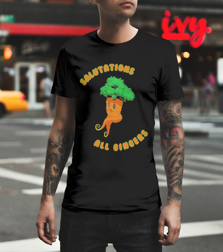 Salutations All Gingers Happy Carrot T-Shirt