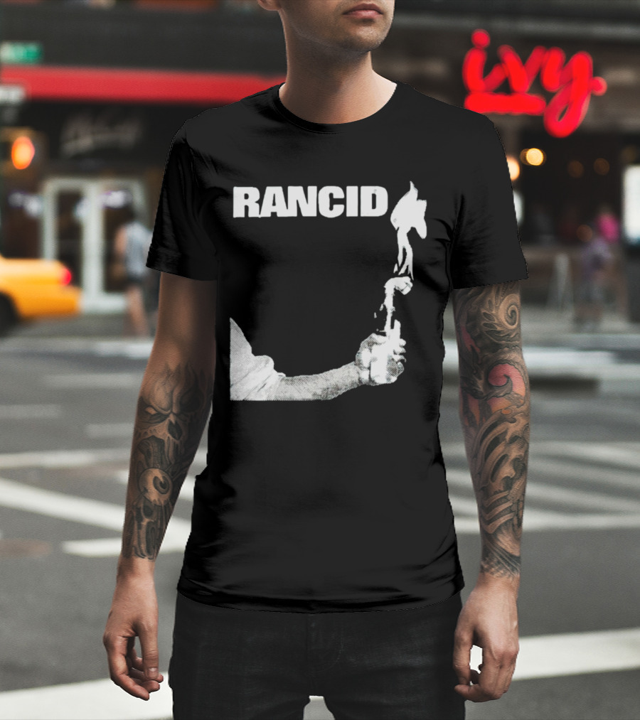 Rancid EP Cover Molotov Cocktail T-Shirt
