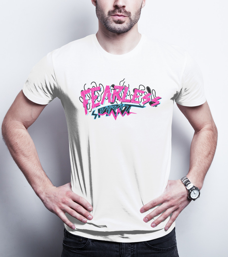 Fearless Spirit Retro Neon T-Shirt