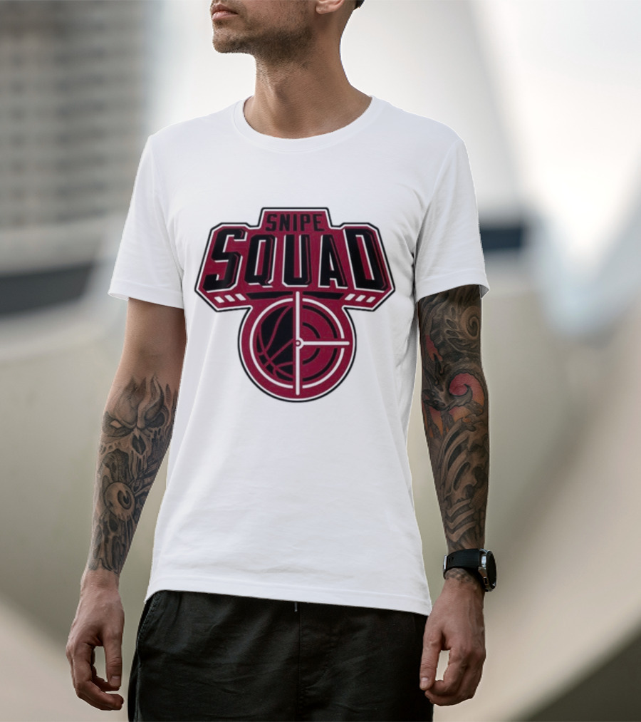 Toronto Raptors Snipe Squad Basketball Target T-Shirt