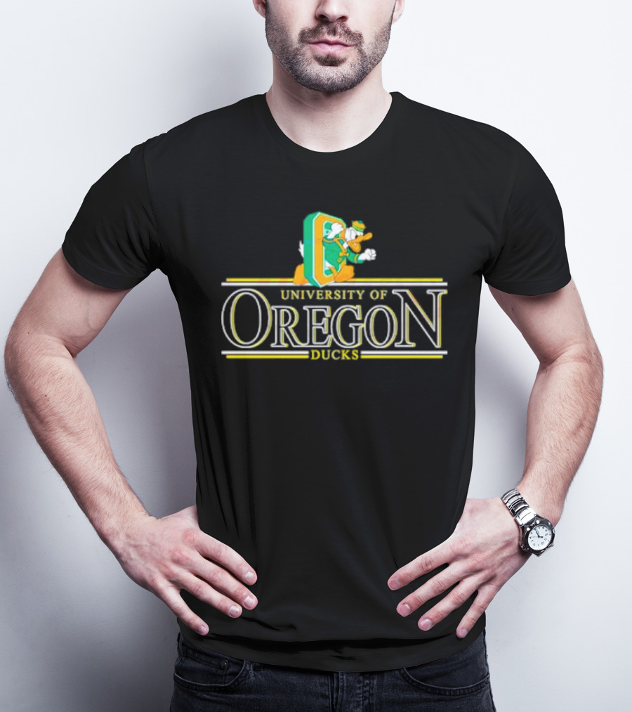 University Of Oregon Ducks Vintage 90s Iconic Mascot T-Shirt