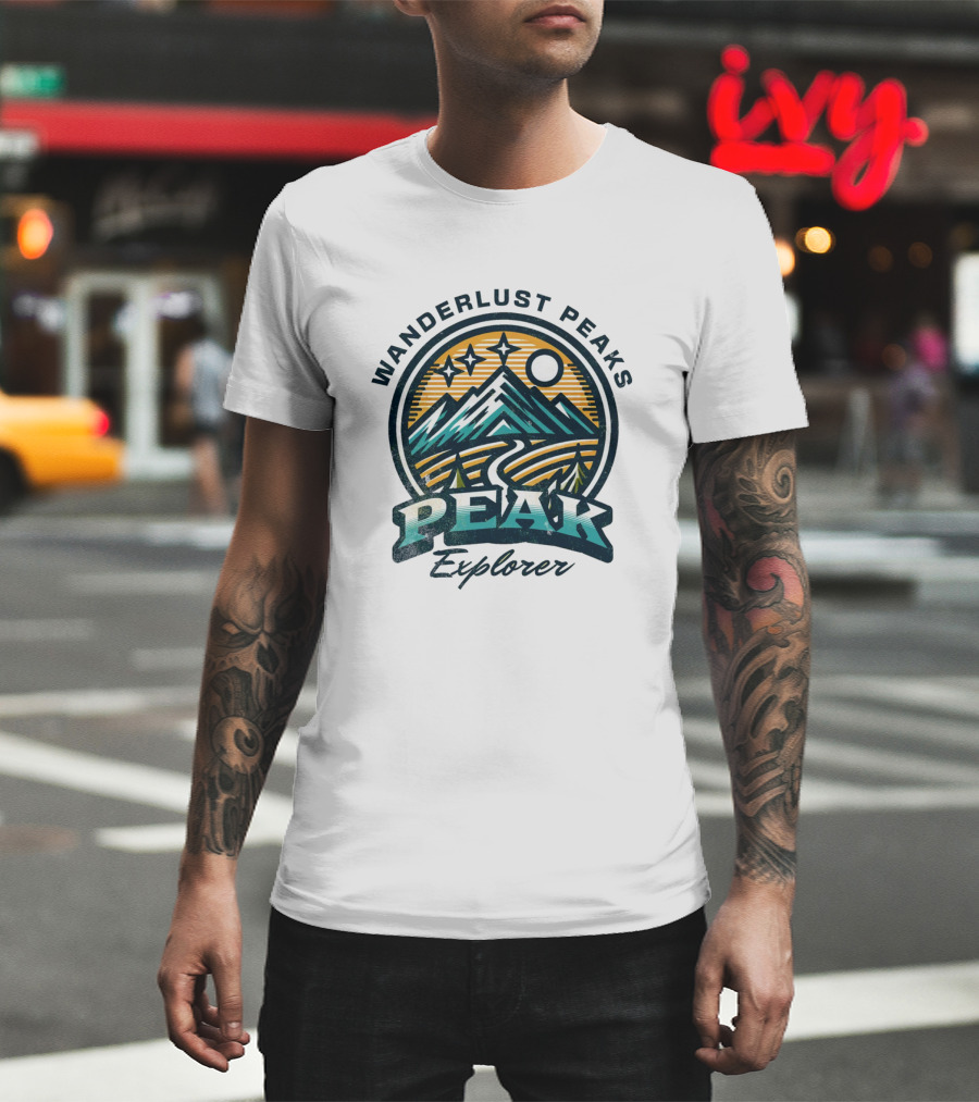 Wanderlust Peaks Peak Explorer T-Shirt