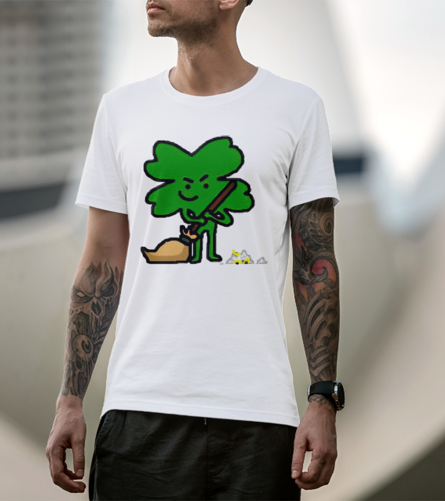 Boston Celtics Sweeping Shamrock Victory T-Shirt