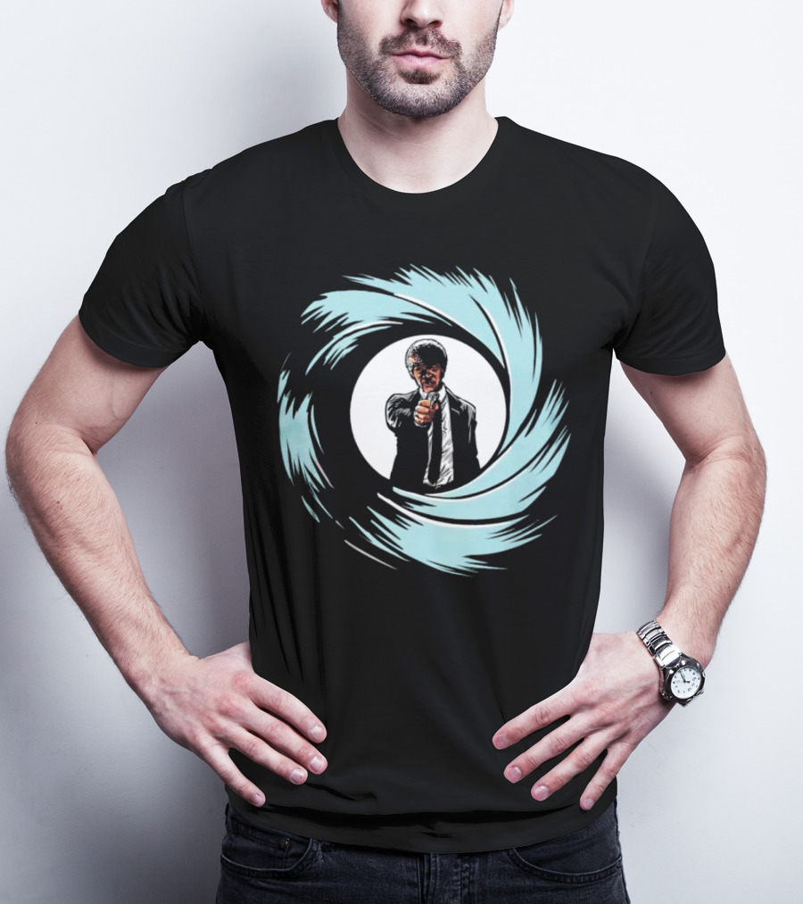 Jules Winnfield Agent BMF Bond Style Spiral T-Shirt